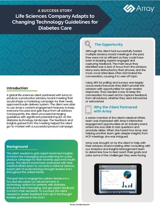 Pharma Advisory Board Meetings | Array